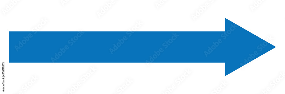 blue arrow icon on white background. flat style. abstract blue arrow ...