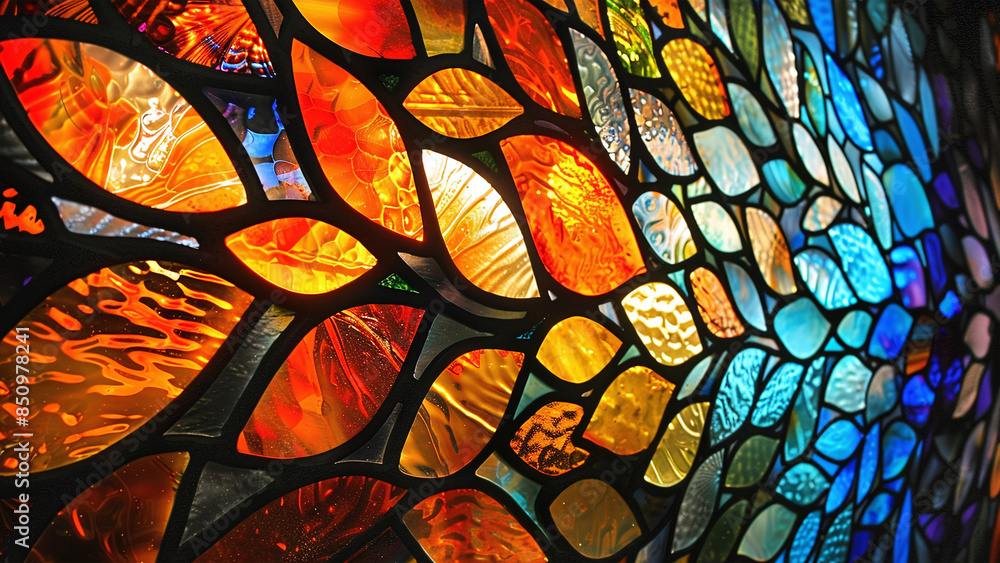 Radiant Mosaic Spectrum: A Stained Glass Masterpiece for Unique ...