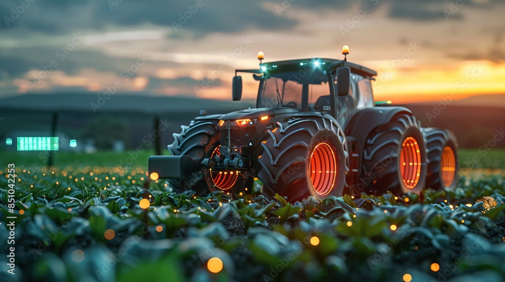 Autonomous tractor with artificial intelligence. Digitalization and ...