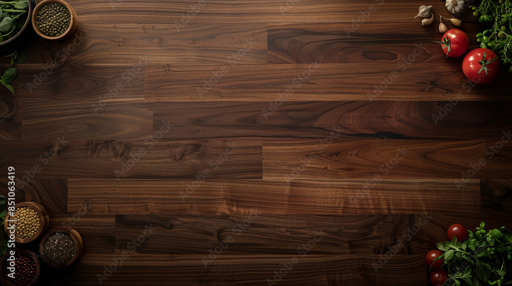 Dark, Walnut Butcher Block Kitchen Countertop - Deep Brown Wood Tones ...