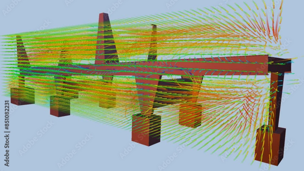 CFD simulation Computational fluid dynamics - industrial structure ... CFD simulation Computational fluid dynamics - industrial structure ...