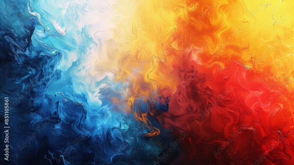 Abstract gradient background effect with a striking blue to red ...