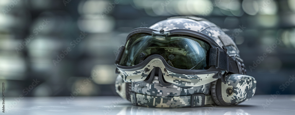 Military helmet on a white background. military helmet, white ...