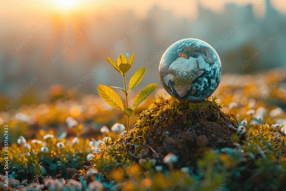 World ozone day. save the planet. the need to preserve the ozone layer ...