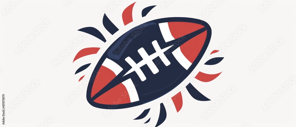 design of football and rugby balls, iconic symbols of teamwork and ...