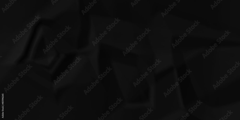 Black crumpled paper background texture pattern overlay. crinkled ...