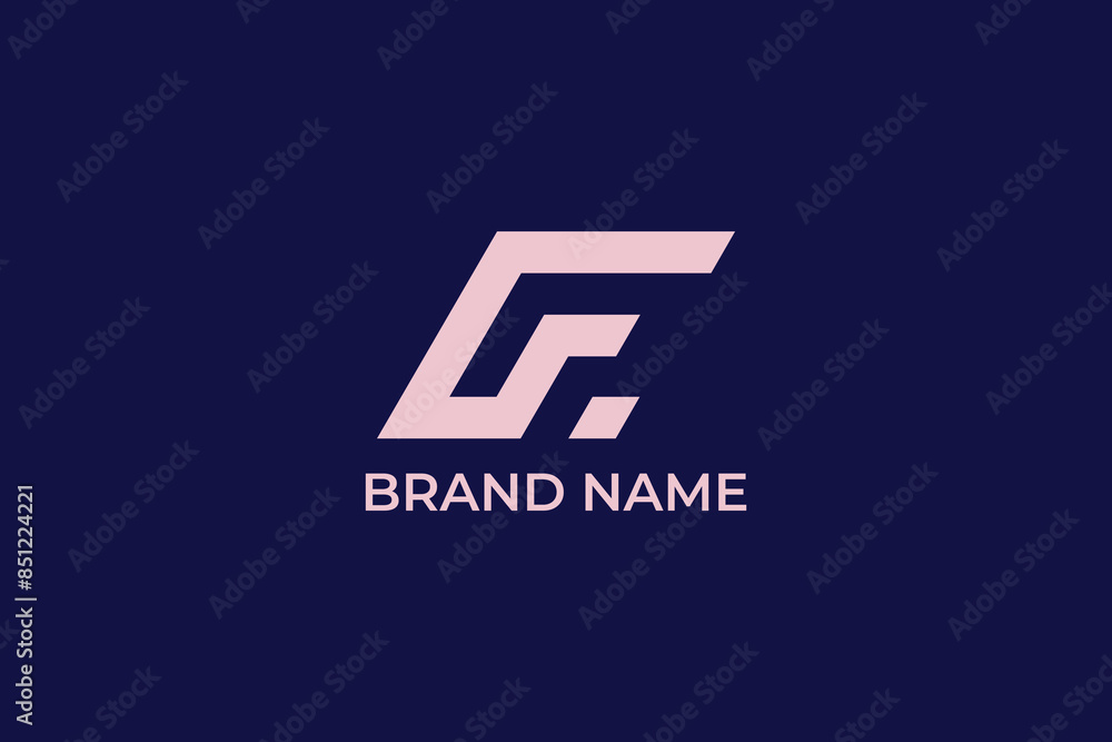 Alphabet Letters TF FT Creative Luxury Logo, letter F formula race logo ...