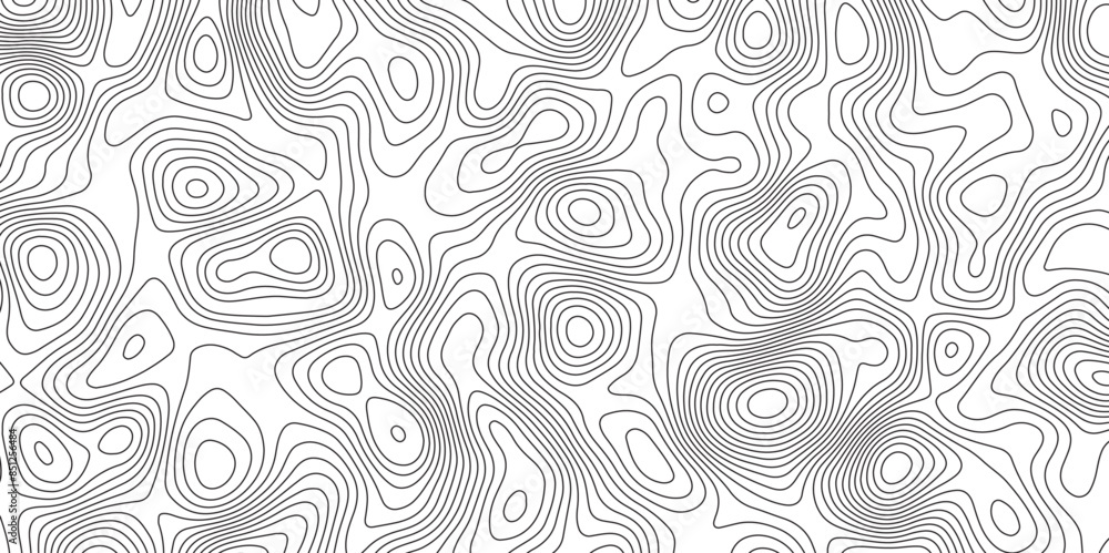 Topographic contour map. Vector cartography illustration. Modern design ...