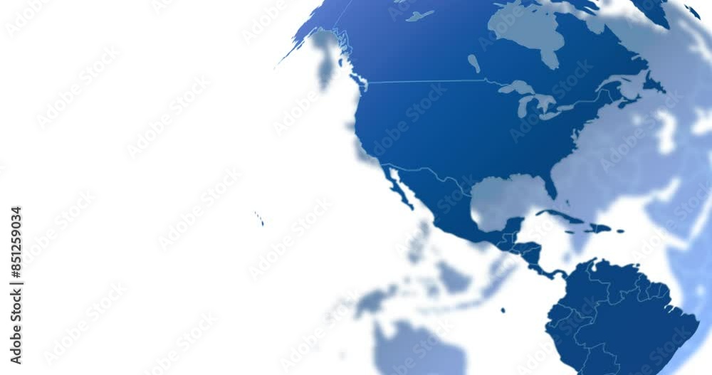 Planet, earth and isolated virtual map of world with global network ...