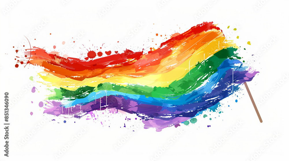 Celebrate LGBTQIA Pride Month with Colorful Banner Design - Vector ...