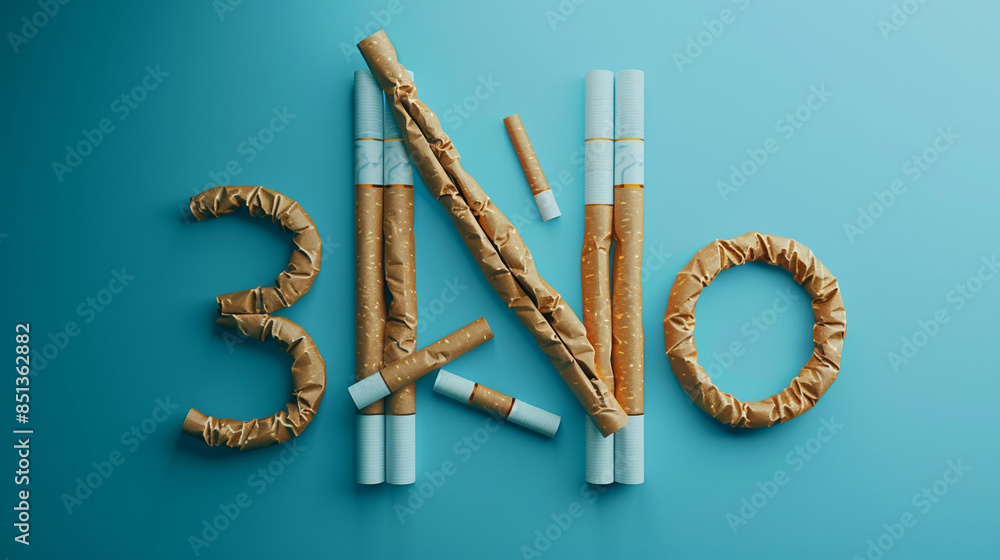 World No Tobacco Day Animation. Stop Smoking Animation Banner. Tobacco ...