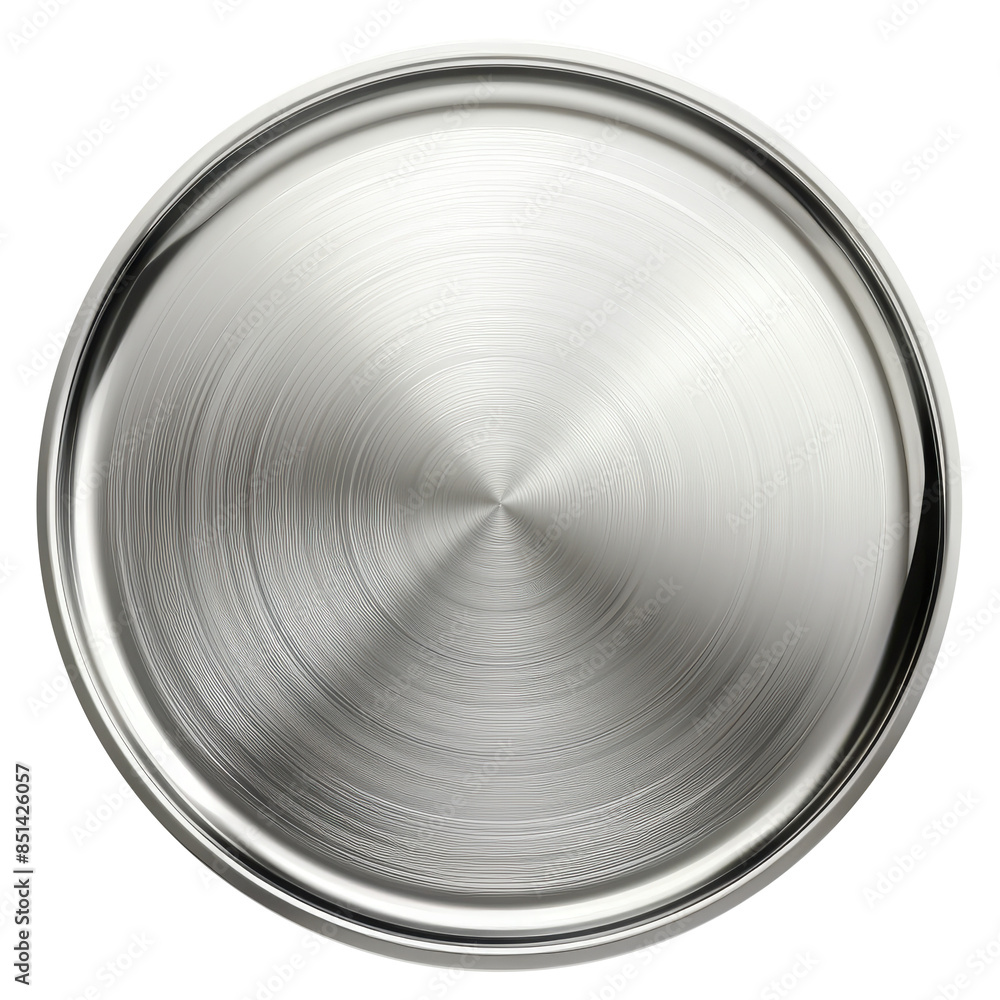 Silver circle plate sticker transparent background PNG clipart Stock ...