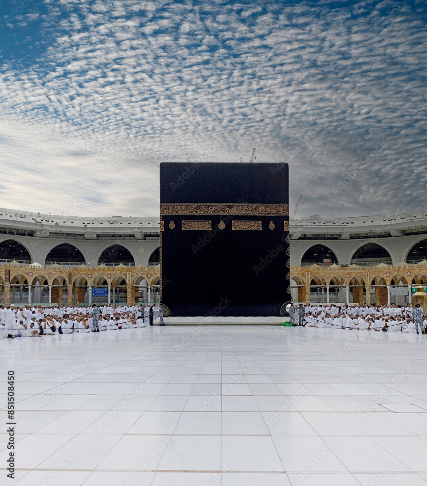 The place where Muslims visit for pilgrimage and umrah. Kaaba, Mecca ...
