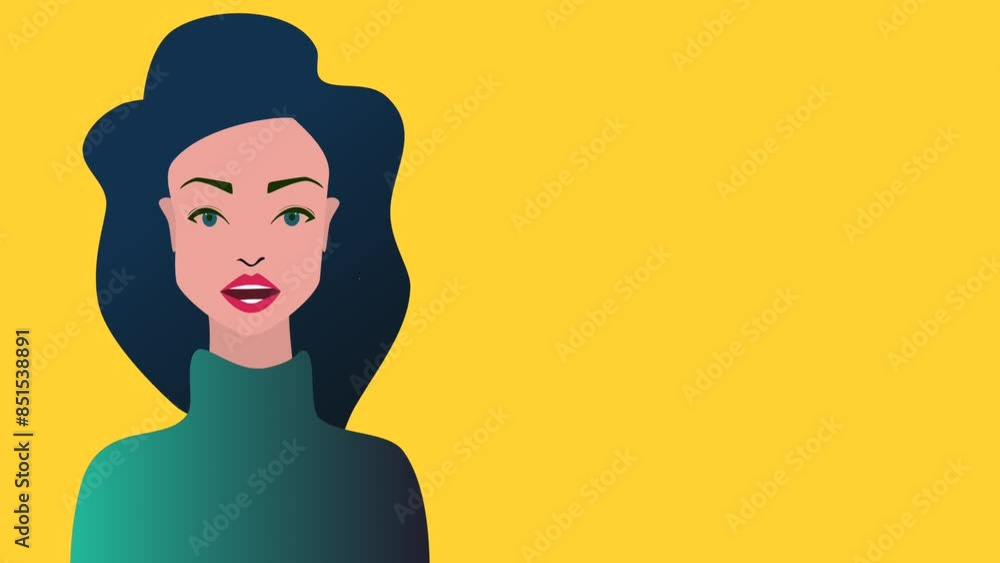 lip syncing, facial animation for storytelling. female character says ...