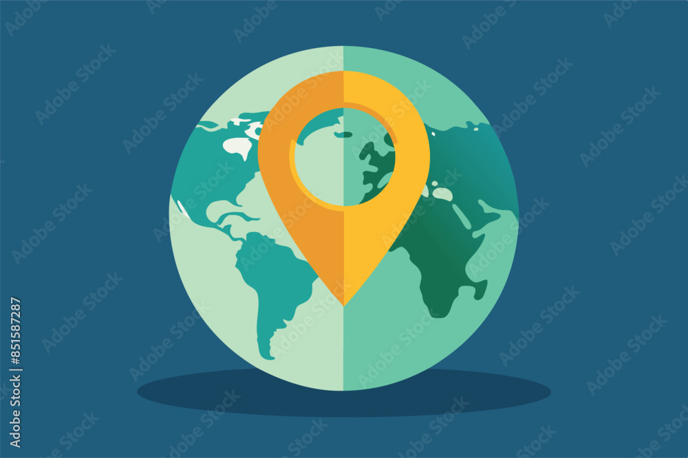a stylized map with roads, intersections and green areas that can ...