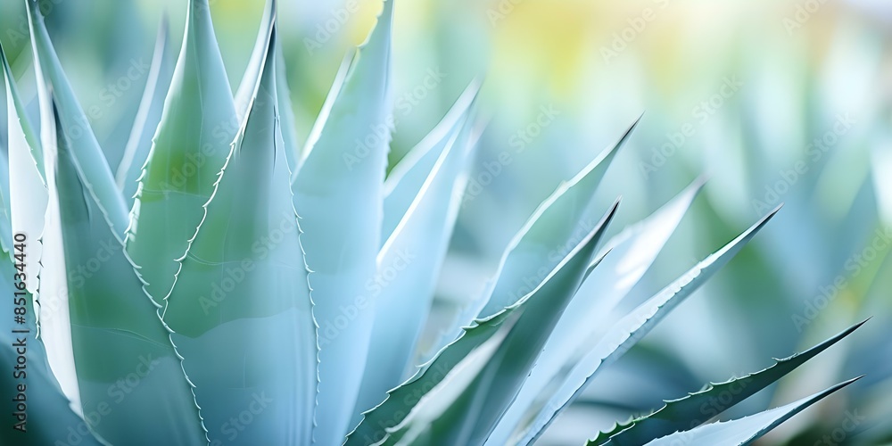 Blue Agave The Tequila Agave, Also Known as Agave Tequilana. Concept ...