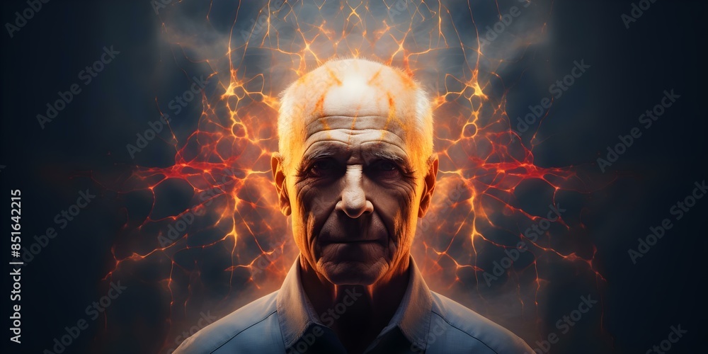 Explore brain health and aging for a better understanding. Concept ...