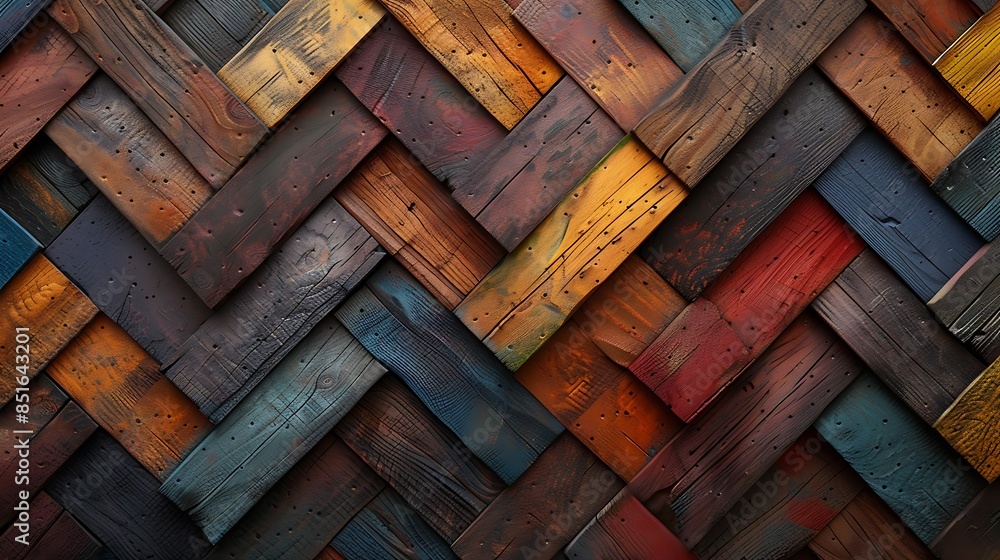 Vintage wood grain texture on trapezoids, shades of brown and beige, hd ...