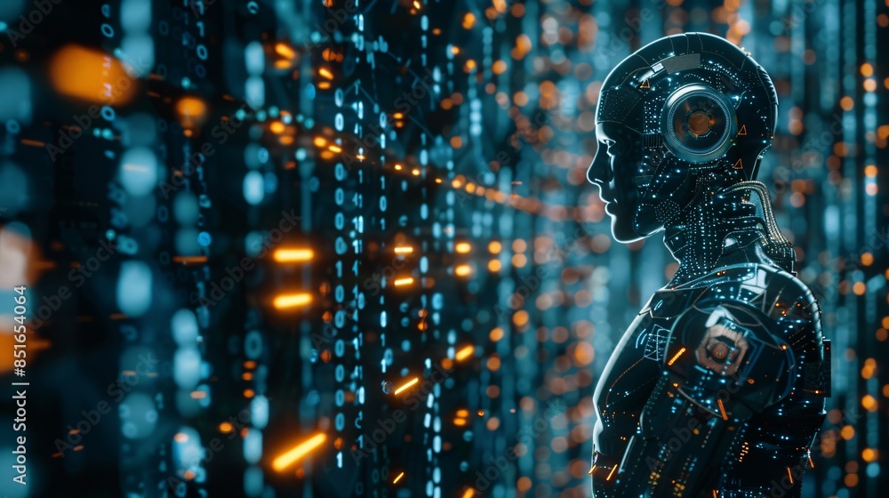 Image portraying AI machine learning algorithms extracting information from unstructured ...