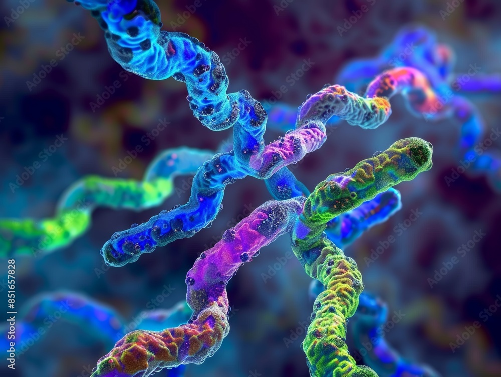 Microscopic 3D Illustration of Leptospira Interrogans Bacteria, a Spirochete Responsible for ...