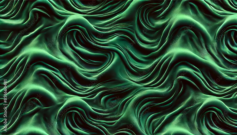 velvet wallpaper with deep emerald green background and smooth and ...