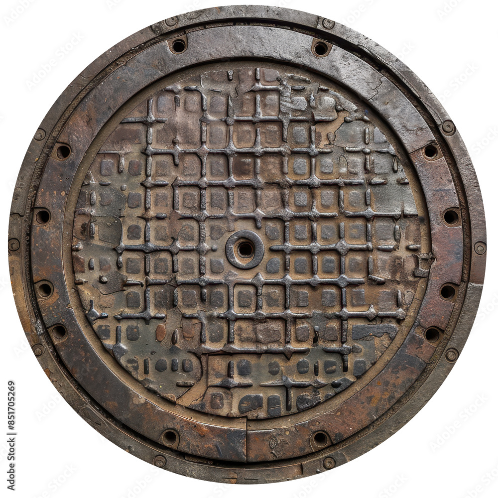 Manhole cover cap sticker transparent background PNG clipart Stock ...