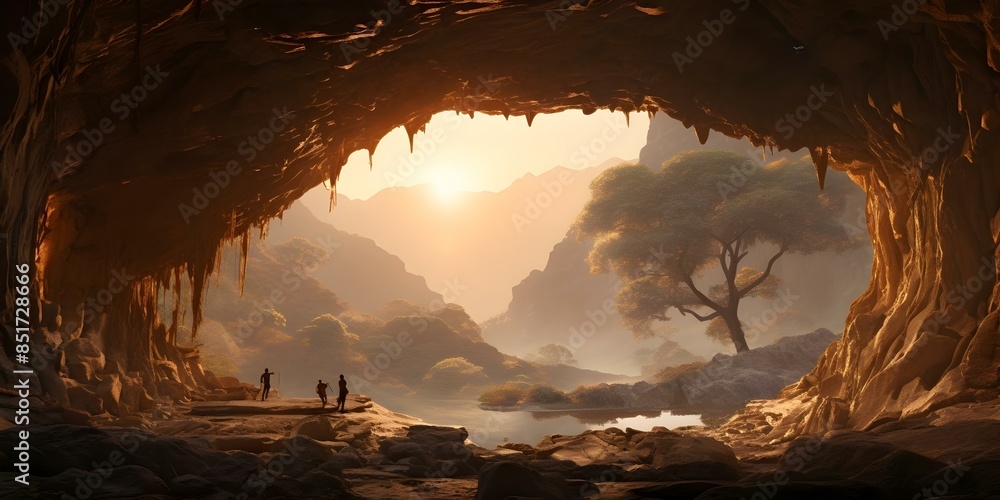 Explore ancient caves in mountainous landscapes to uncover Earths ...
