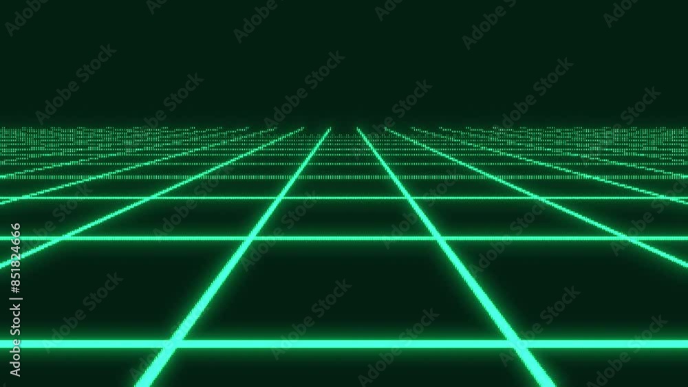 Retro-Futuristic pixelate Monitor synthwave style. Retro CCTV or VHS ...