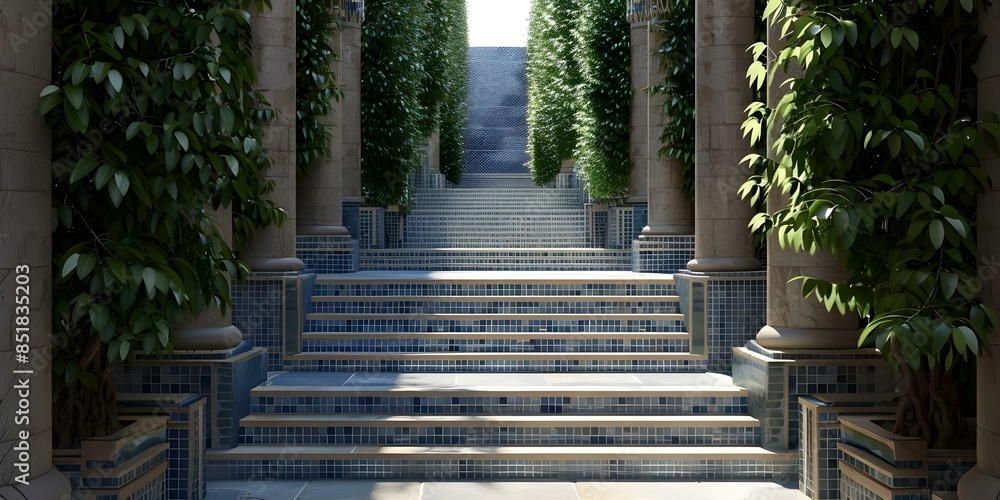 The Hanging Gardens of Babylon were in the ancient Babylonian capital ...