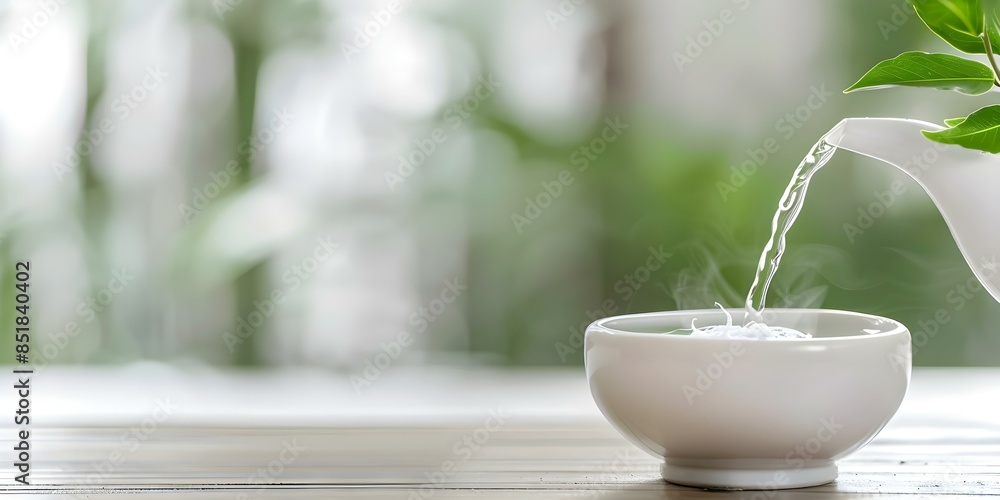 Neti Pot A Popular Yoga Practice for Sinus Health. Concept Yoga for ...