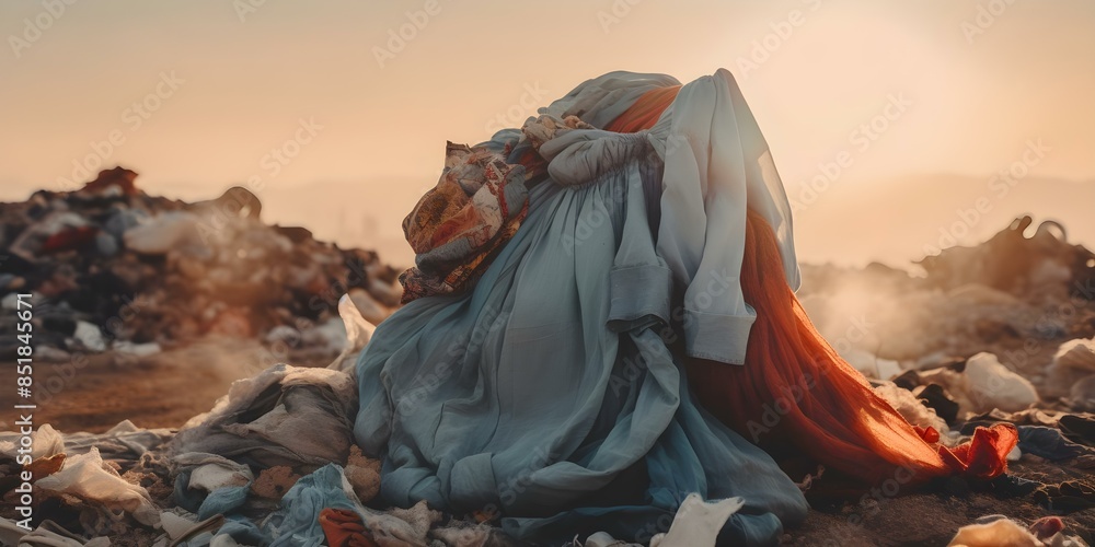 Discarding Old Clothes in Landfills Instead of Recycling, Increasing ...