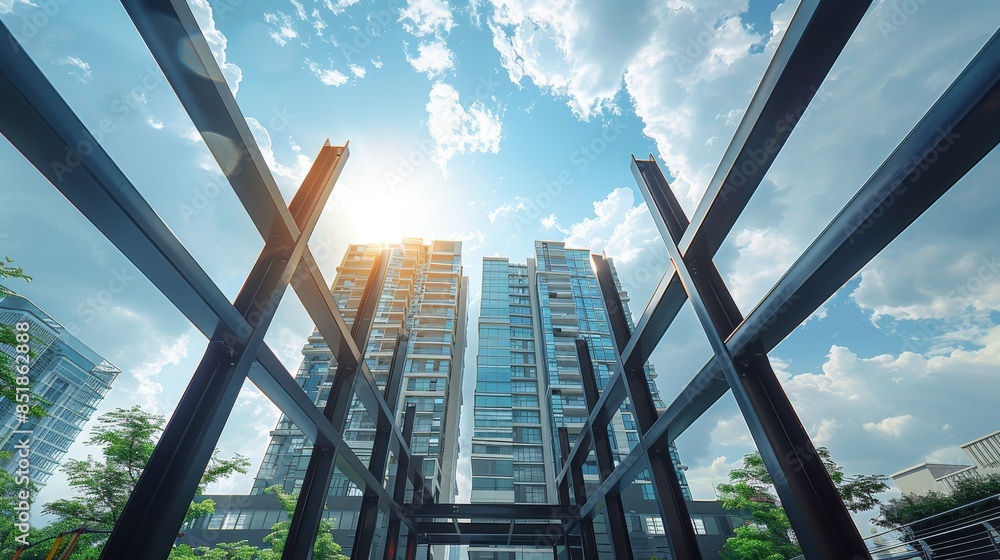 Steel for infrastructure and real estate construction, urban village ...
