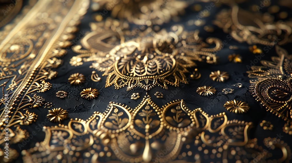 Indian Mehndi Henna Line Lace Elements with 8K Realistic Indian Mehndi ...