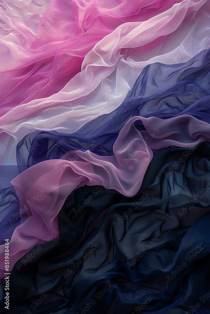 A depiction of skin with a soft gradient of the genderfluid flag colors ...