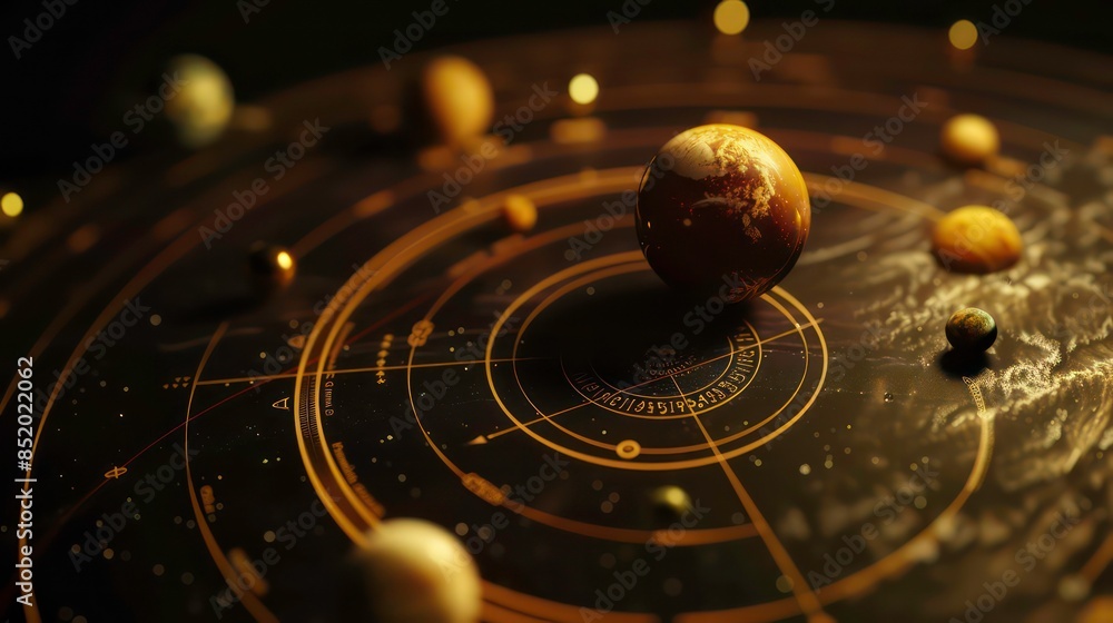 The concept of the symbolism of the planets in Astrology. Astrological ...