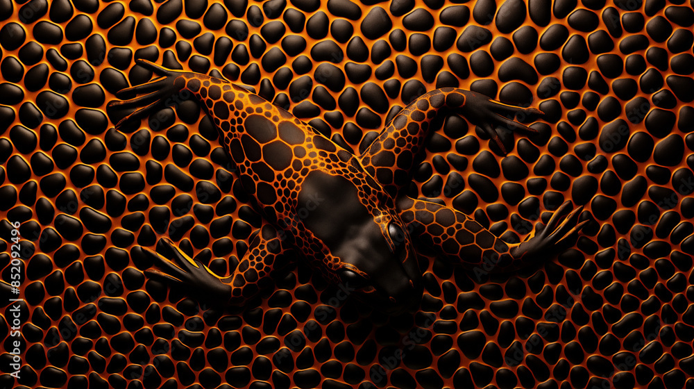 Salamander Skin Leather, Texture Background Abstract Image Pattern, For ...