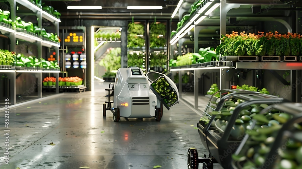 Autonomous Robots Vertical Farming Logistics Warehouse Robots ...