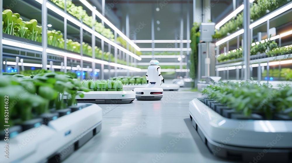 Autonomous Robots Vertical Farming Logistics Warehouse Robots ...