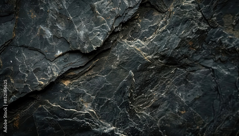 mysterious dark obsidian texture with grungy aged surface for abstract ...