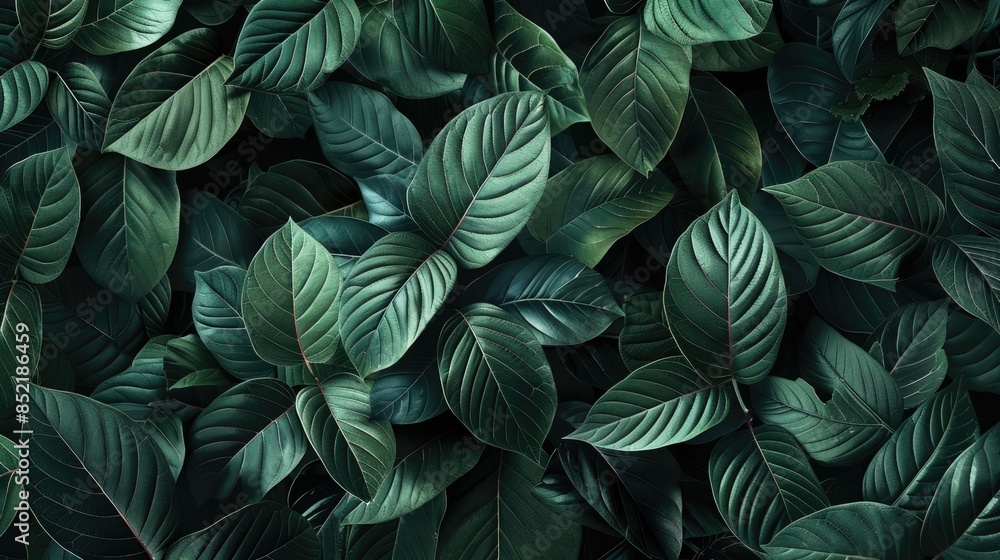 Enhance your designs with stunning green leaf pattern wall textures ...