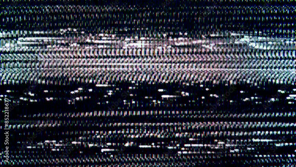 CRT Glitches Scramble Screen Textures for Digital Design Projects - mp4 ...