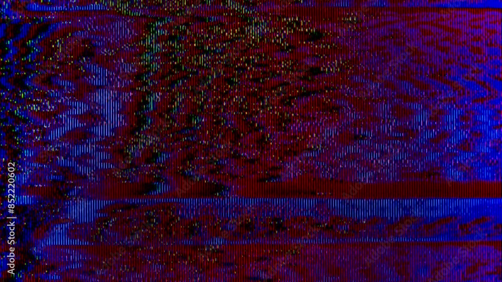 CRT Static Red Stretch Screen Textures for Digital Design Projects ...