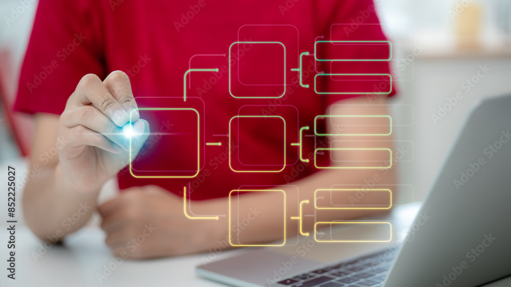 Planning workflow process management with a step-by-step scheme of ...