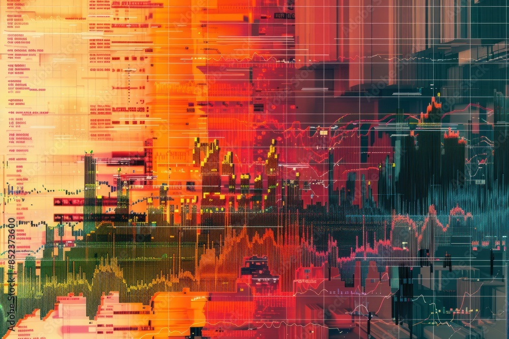 Stock market heatmap showing performance of different sectors Stock ... Stock market heatmap showing performance of different sectors Stock ...