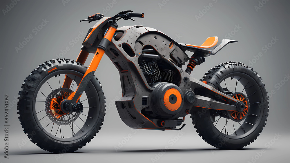 ultra futuristic minimal design bike Designed by 8k resolution,hyper ...