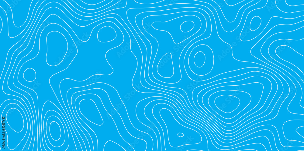 Abstract topography geography contour map and curve reliefs background ...