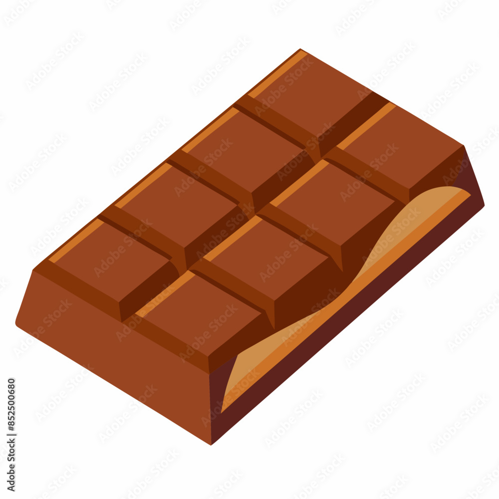 Chocolate Cartoon Vector Illustration - Fun and Sweet Graphic Design ...
