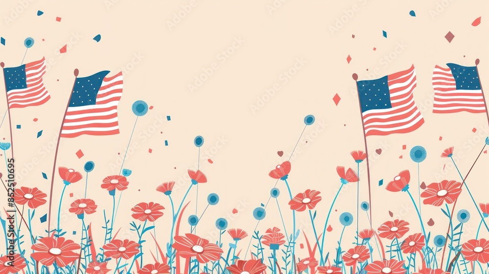 Happy Memorial day animation. Memorial day. Remember and Honor banner ...