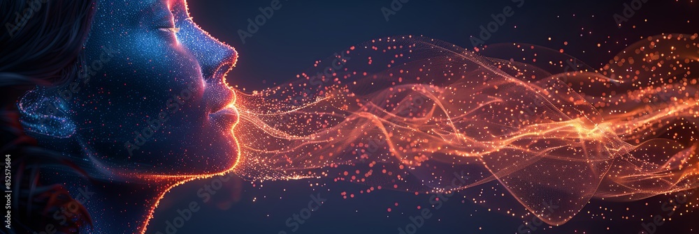 World Mental Health. Creative arrangement of human profiles and fractal ...