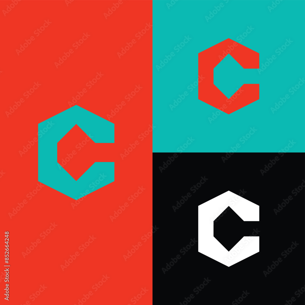 simple and modern letter c logo, Logo Modernism. Stock Vector | Adobe Stock